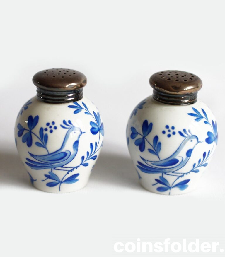 Antique Rare English Porcelain Taper, Spill, Posy Vase, Hand Painted ...