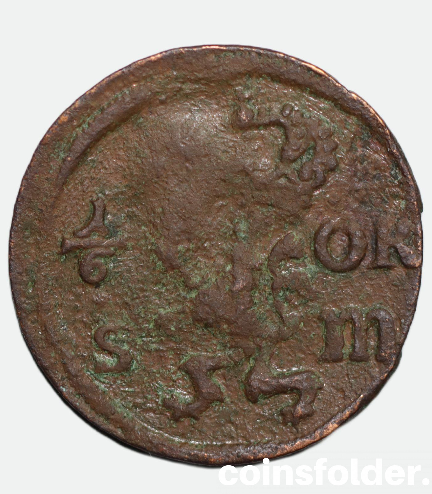 Sweden ⅙ öre 1668 • Coinsfolder