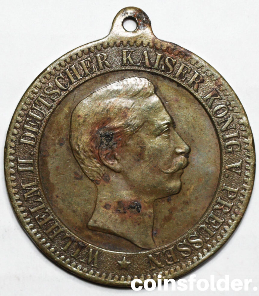 Germany Token/Medal, Friedrich and Wilhelm II • Coinsfolder