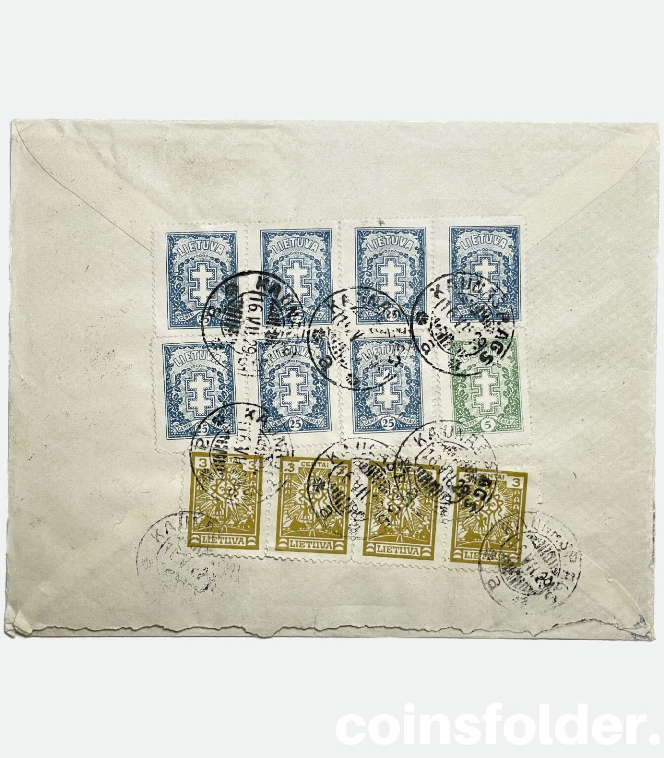 Set of Lithuanian postage stamps 1918-1941 • Coinsfolder